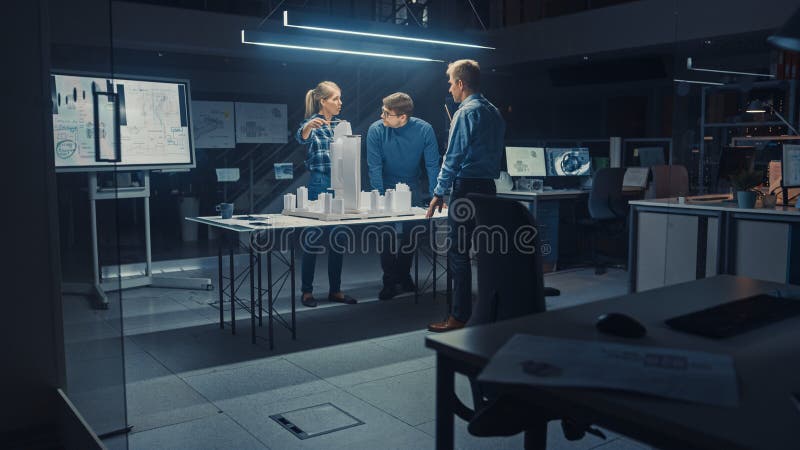 In the Creative Architectural Agency Two Professional Designers Talk ...