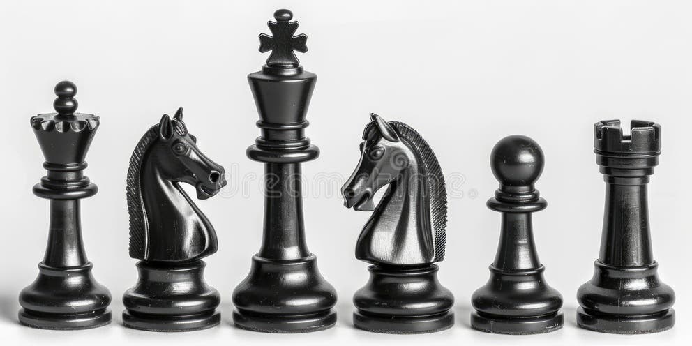 A Creative Arrangement of Chess Pieces Stacked on Top of Each Other ...