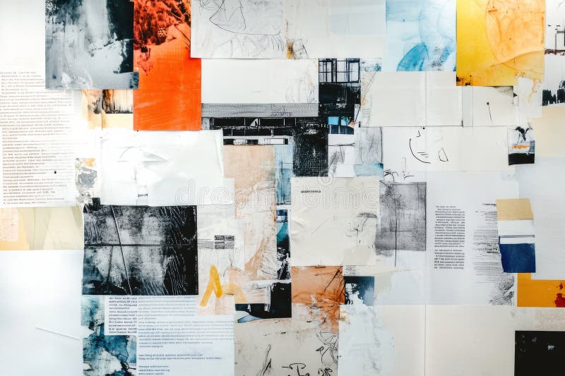 Collage of Ideas Featuring Text, Illustrations, and Quotes Arranged ...