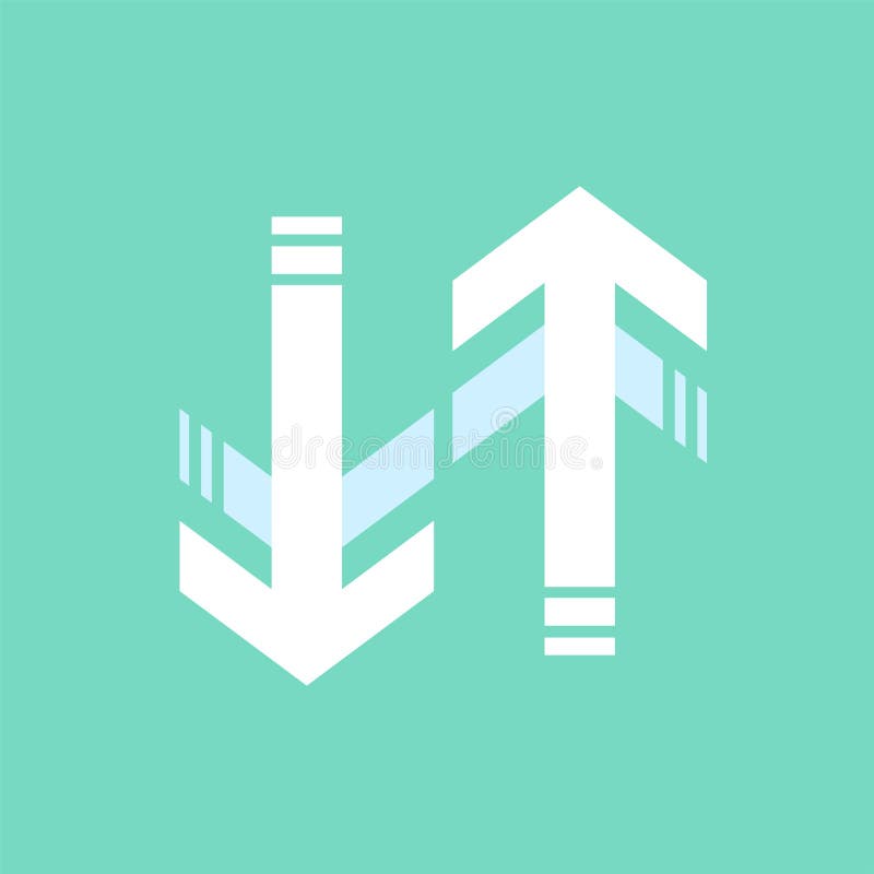 Creative arrow stock illustration. Illustration of next - 96465161