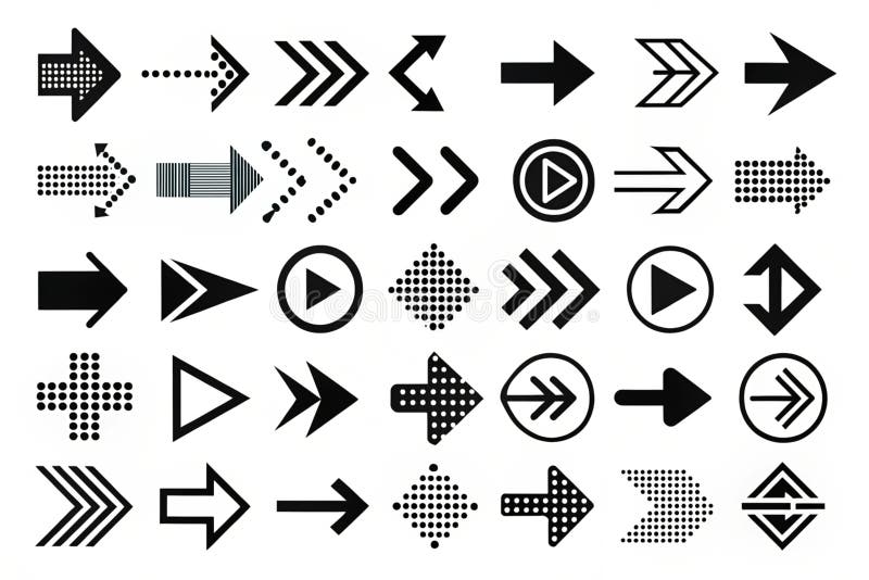 Creative Arrow Vector Icons with Modern and Classic Designs, Perfect ...