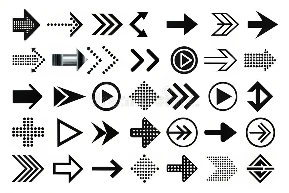 Creative Arrow Vector Icons with Modern and Classic Designs, Perfect ...