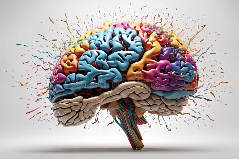 Art Human Brain Explodes Stock Illustrations – 70 Art Human Brain ...