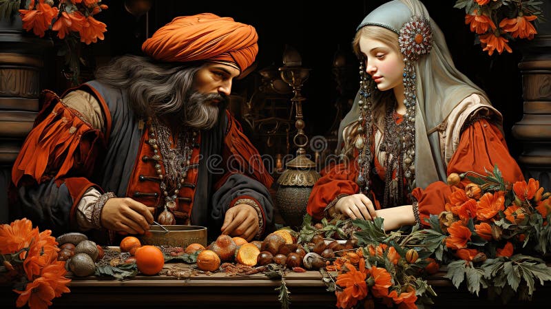 Creative Art of Character Manipulation Stock Illustration ...