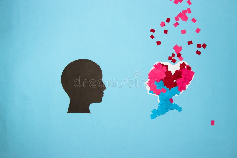 Creative Art Design, Process of Falling in Love Colors Spread Beautiful ...