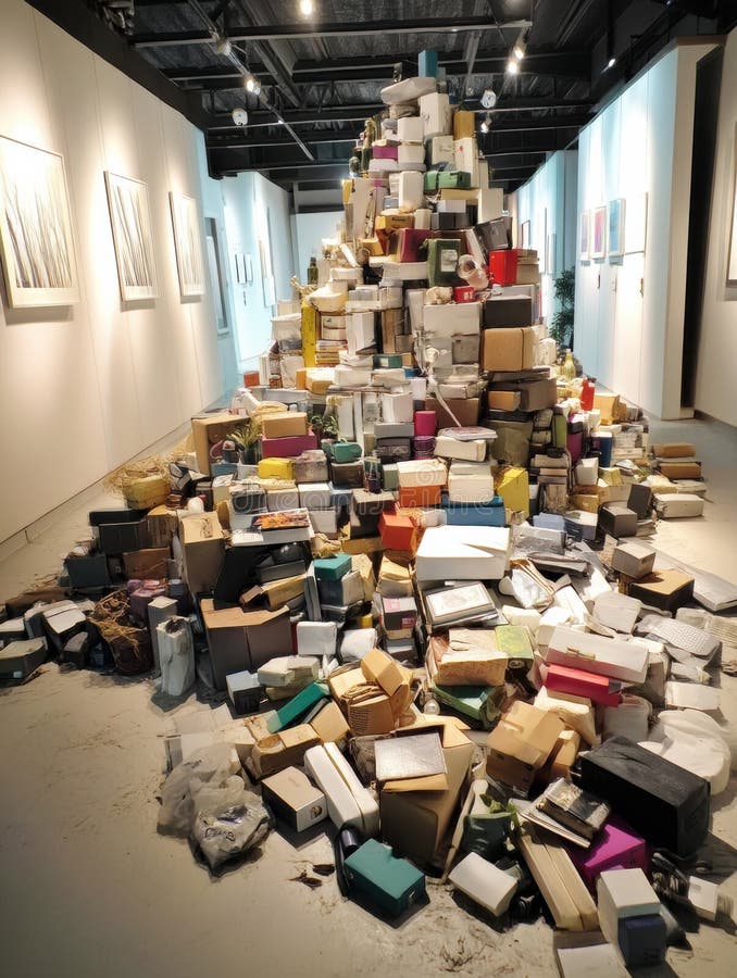 Creative Art Installation Transforms Trash into Striking Visual ...