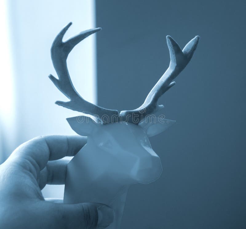 Creative Art Model Printed 3D Printer. Different Objects Created 3D ...