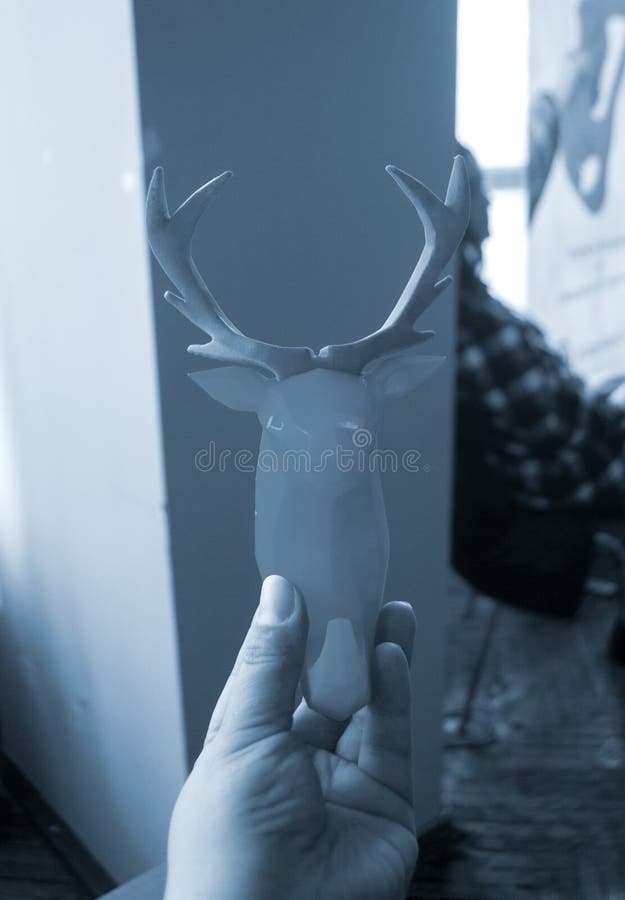 Creative Art Model Printed 3D Printer. Different Objects Created 3D ...