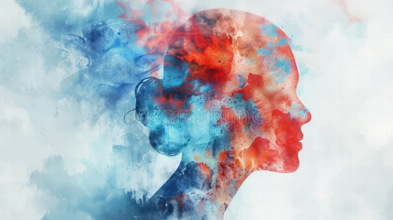 Creative Art Representing Emotional Intelligence Stock Image - Image of ...