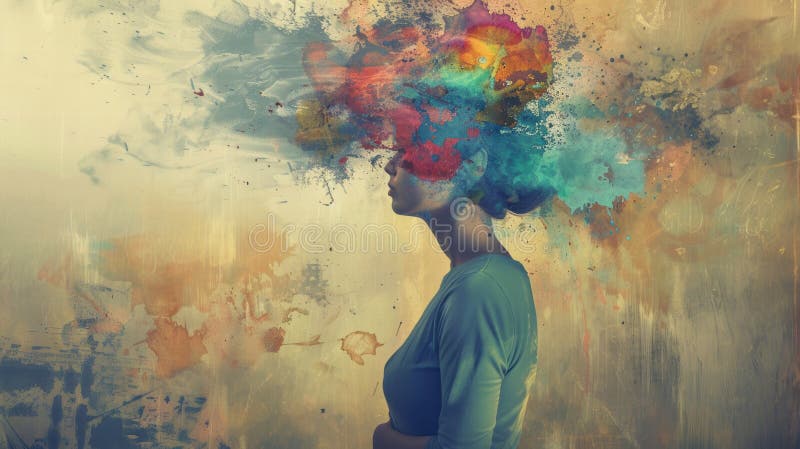 Creative Art Representing Emotional Intelligence Stock Photo - Image of ...
