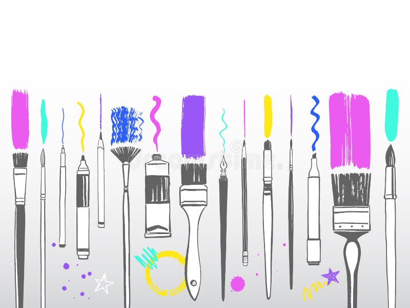 Brush Line Frame Stock Illustrations – 51,893 Brush Line Frame Stock ...