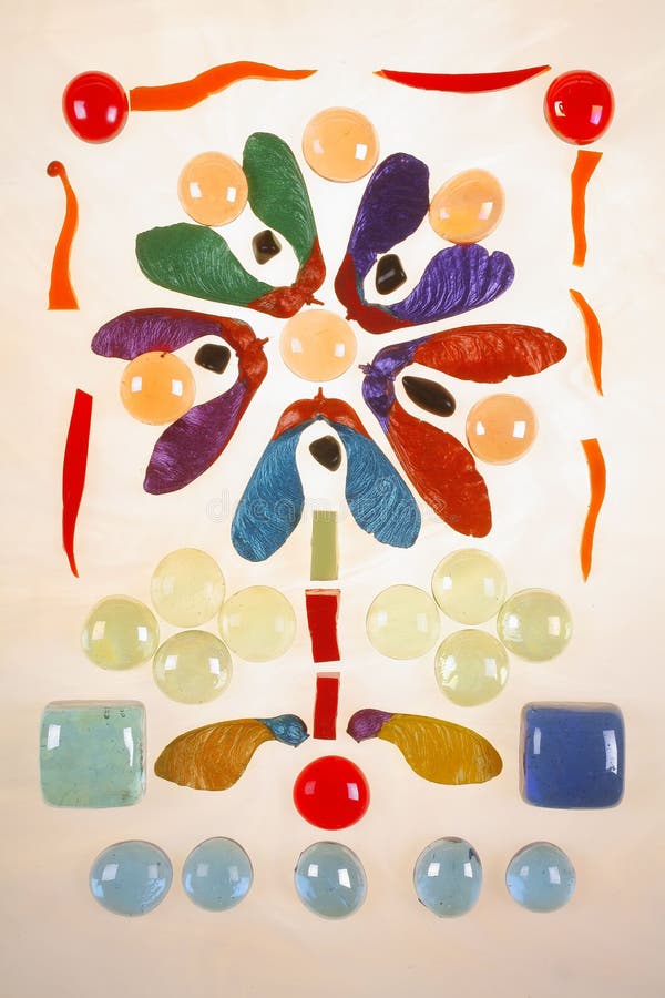 Colorful maple seeds stock photo. Image of artifact, colors - 3737858