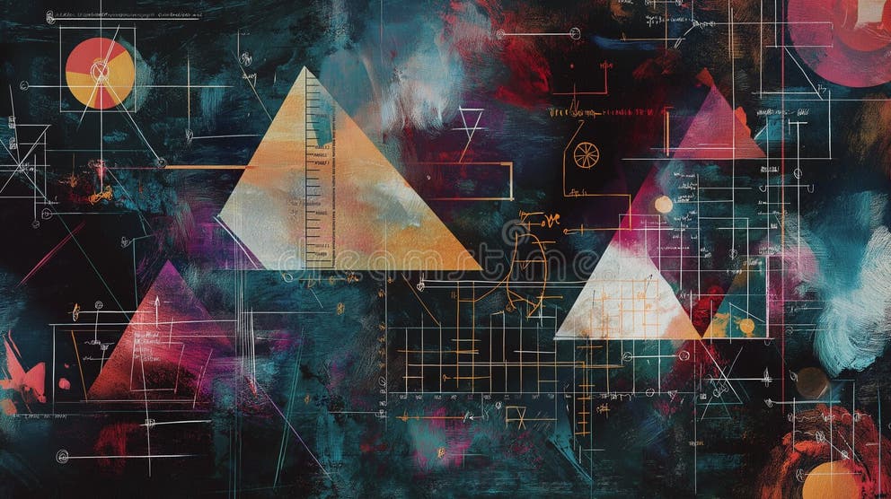 A Creative and Artistic Pattern of Mathematical Formulas and Symbols ...