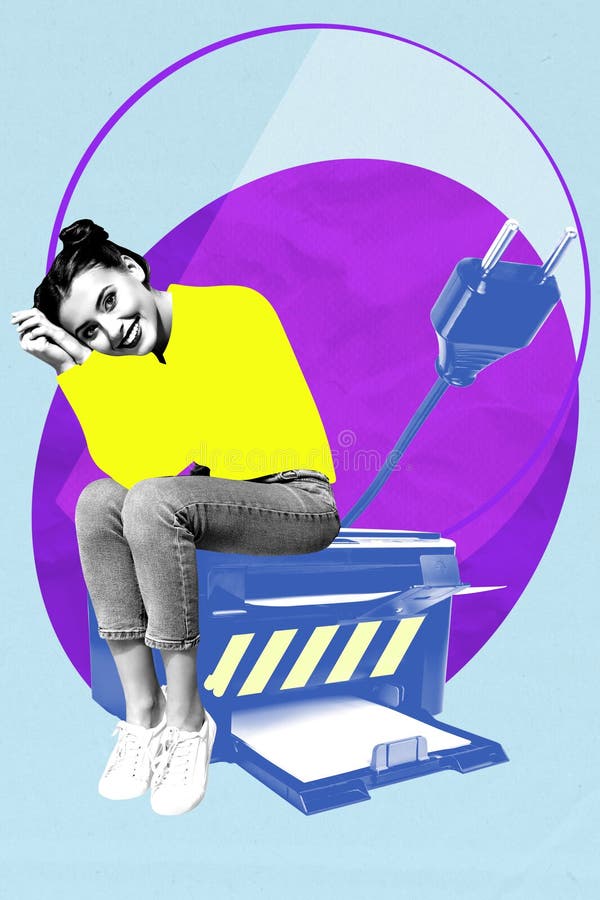 Creative Artwork Template Sketch Image 3D Collage of Entrepreneur Job ...