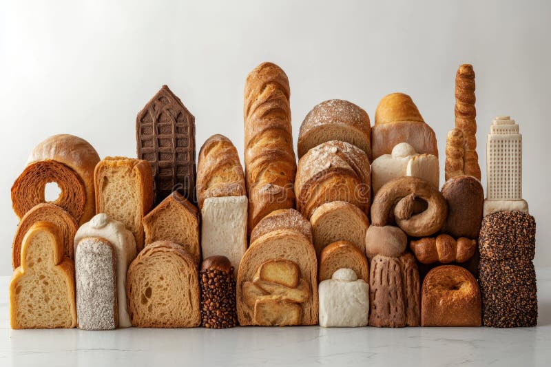 Artisan Bread Slices Inspire Culinary Creativity in a Diverse Bakery ...