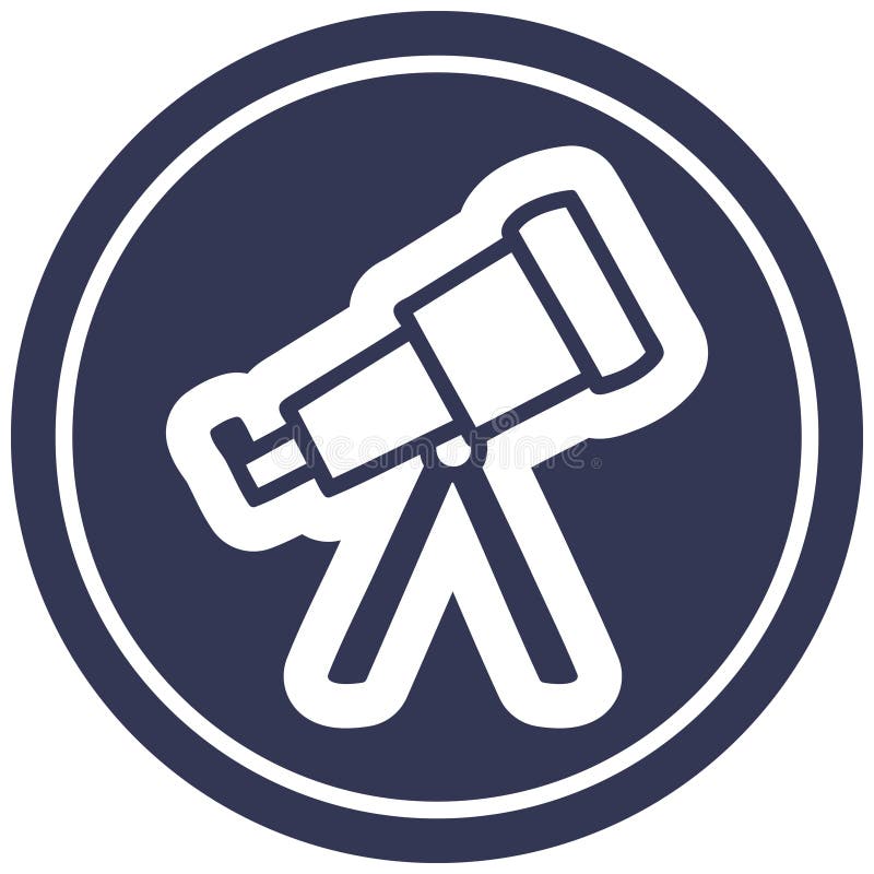 Astronomy Telescope Line Icon Stock Vector - Illustration of icon ...