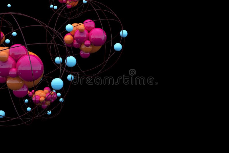 Creative atom texture stock illustration. Illustration of black - 109067078