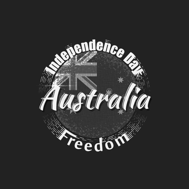 Creative Australia Badge for Australia Day Stock Vector - Illustration ...
