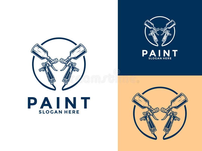 Creative Auto Paint Logo Vector, Car Painting Logo Design Vector ...