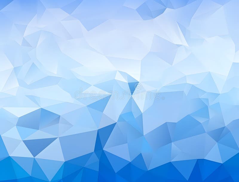 Creative Azure: Light White Triangle Background with Artistry Stock ...