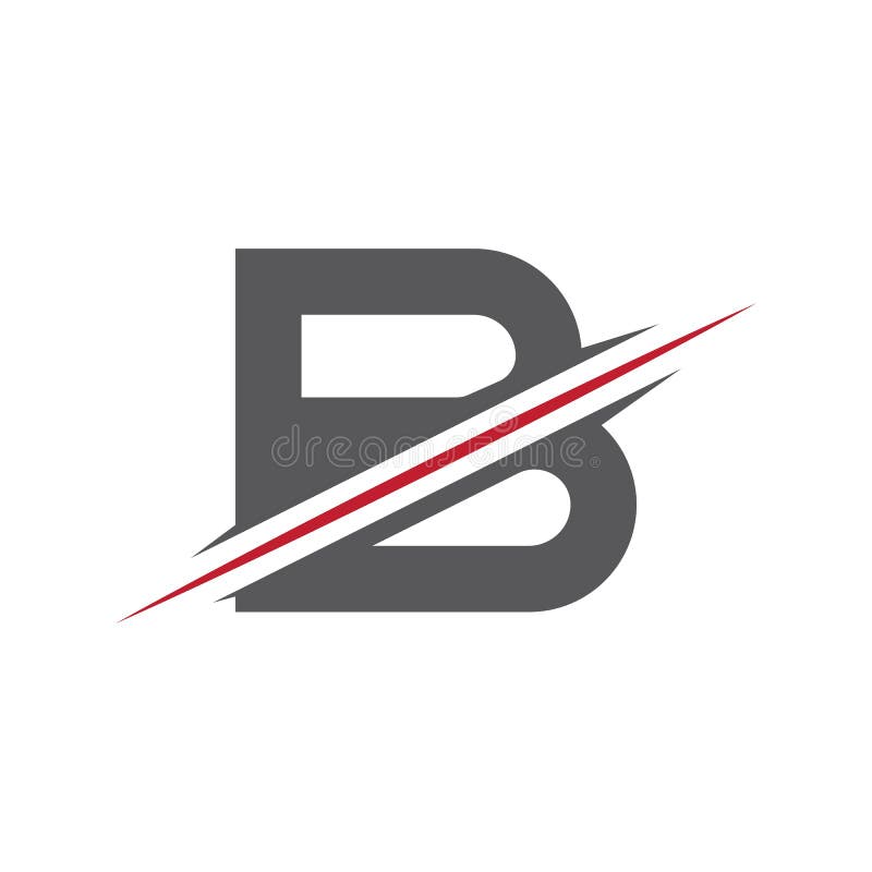 Creative B Letter Logo Design Stock Vector - Illustration of icon ...