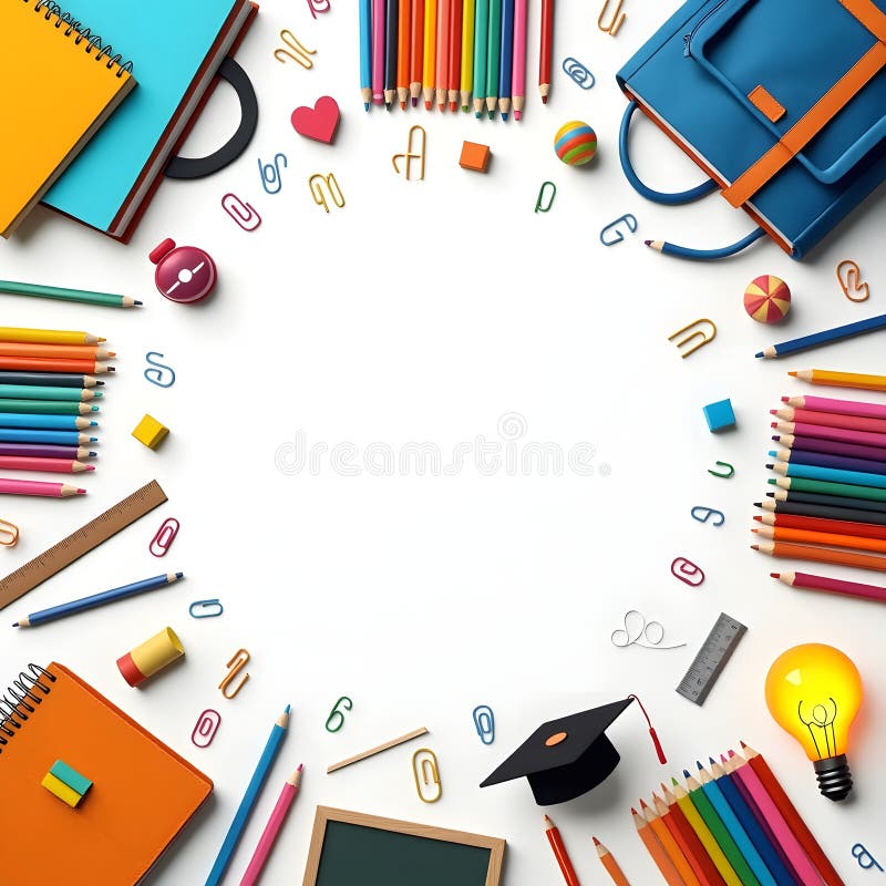 Creative Back To School Concept Image, for Background Stock Image ...