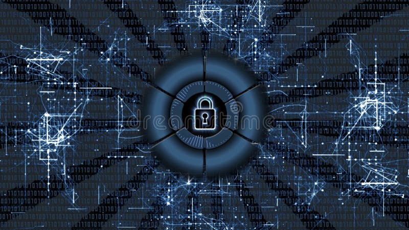 Creative Backdrop - Cyber Security or Network Protection Shown with ...