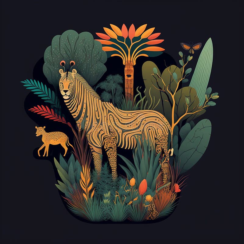 Creative Background with African Motifs, Black History Month, AI ...