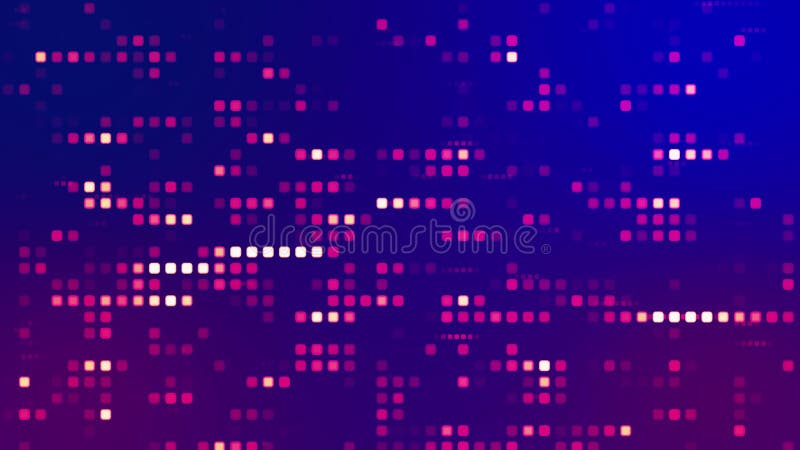 Creative Background Animation Made from Squares. Technological Animated ...