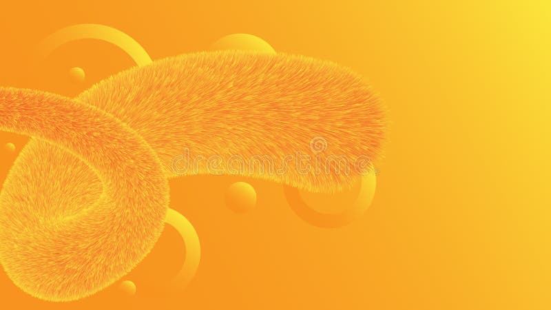 Creative Background Color 3d Fur Effect Stock Vector - Illustration of ...