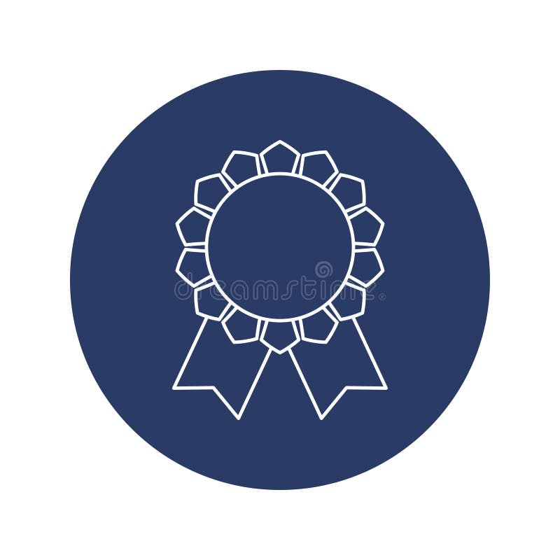 Creative Badge Ribbon Icon Vector Stock Vector - Illustration of ...