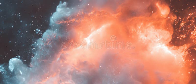 Creative Banner Template Featuring Subtle Watercolor Splashes and Blank ...