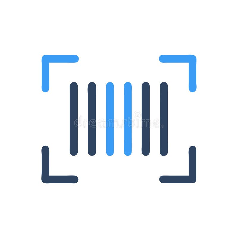 Creative Barcode Design Icon Stock Illustration - Illustration of ...