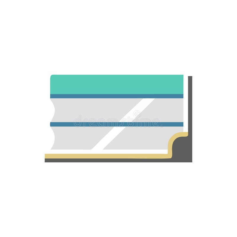 Creative Baseboard Icon Illustration Stock Illustration - Illustration ...