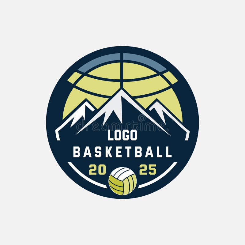 Creative Basketball Logo Design with Modern. Stock Vector ...