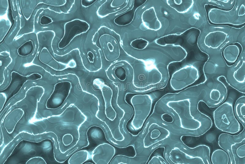 Creative Beautiful Light Blue Abstract Energetic Forms Computer Graphic ...