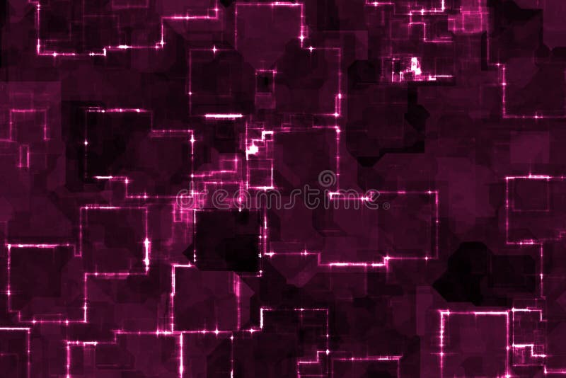 Creative Beautiful Pink Techno Digital Lights Computer Graphic Backdrop ...