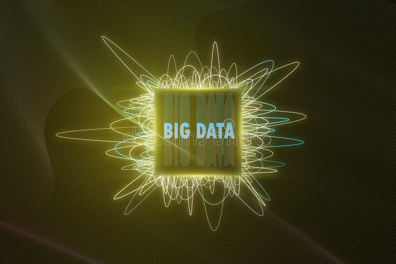 Creative Big Data Charts Wallpaper Stock Illustration - Illustration of ...