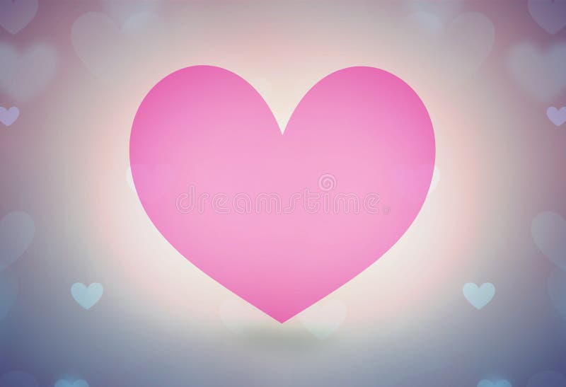 Creative Big Heart Background Graphic Stock Illustration - Illustration ...