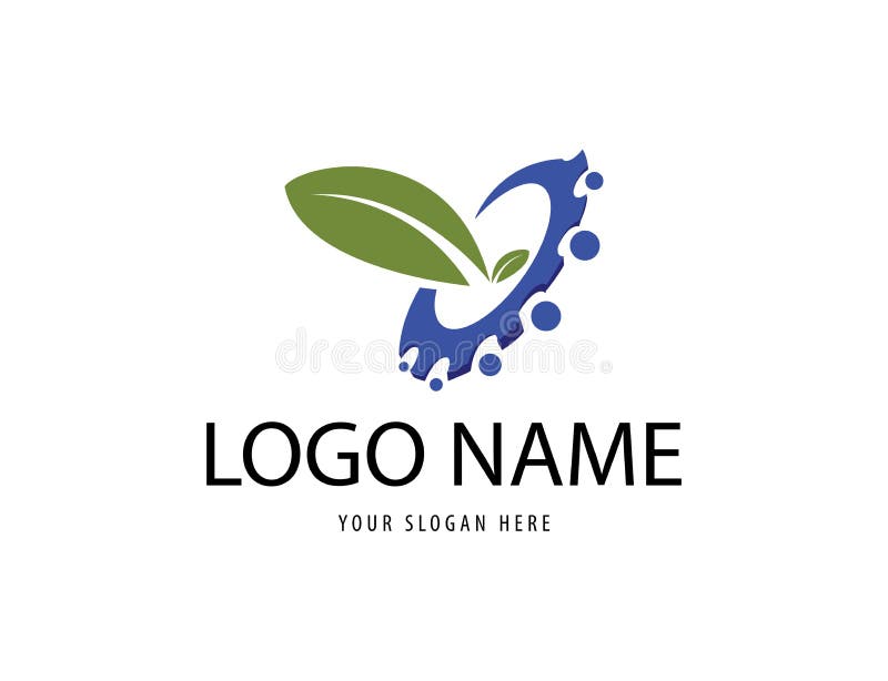 Creative Biotechnology Logo Design Vector Stock Illustration ...