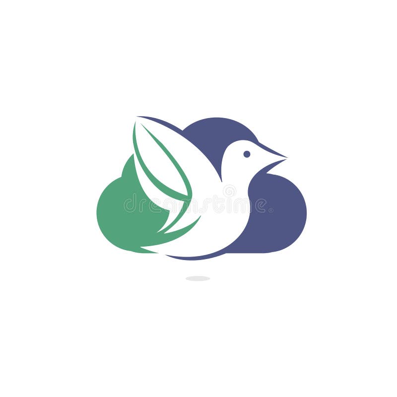 Creative Bird Vector Logo Design Template. Stock Vector - Illustration ...