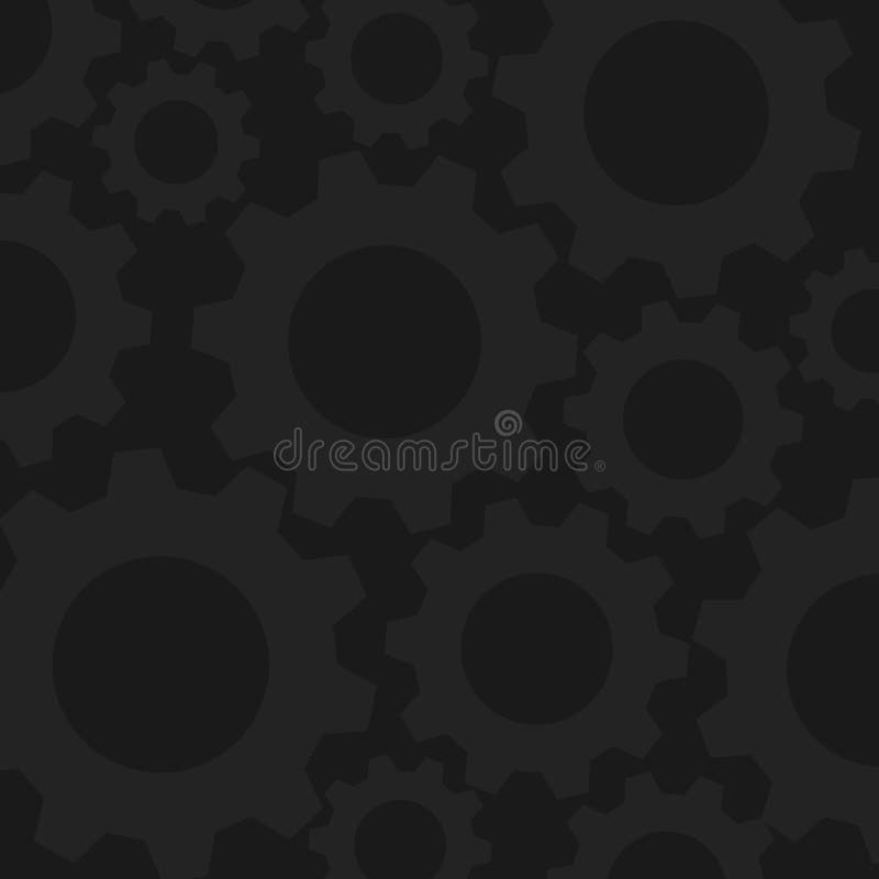 Creative Black Gears Background. Eps10 Vector for Your Design. Stock ...