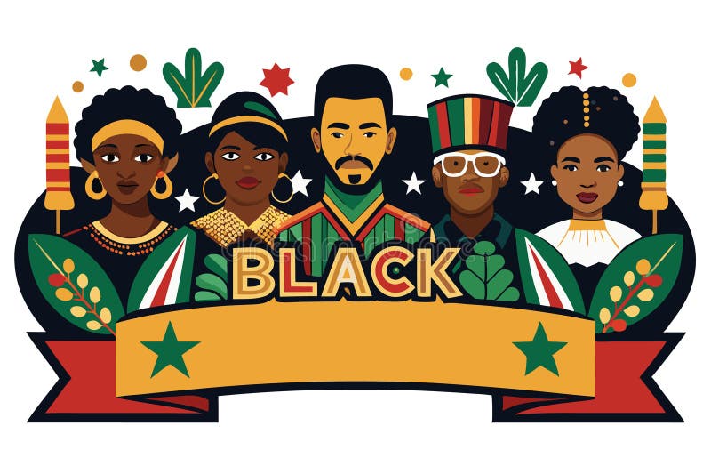 Creative Black History Month Banner Showcasing Unity, Culture, and ...