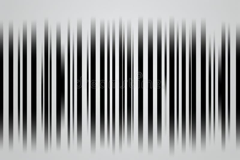 Creative Black and White Barcode Design. Generative AI Stock ...