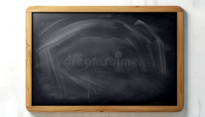 Creative Blank Chalkboard Waiting for Fresh Ideas and Inspiration Stock ...