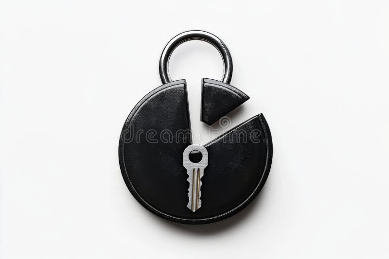Secure Data Access Concept Art Stock Illustration - Illustration of ...