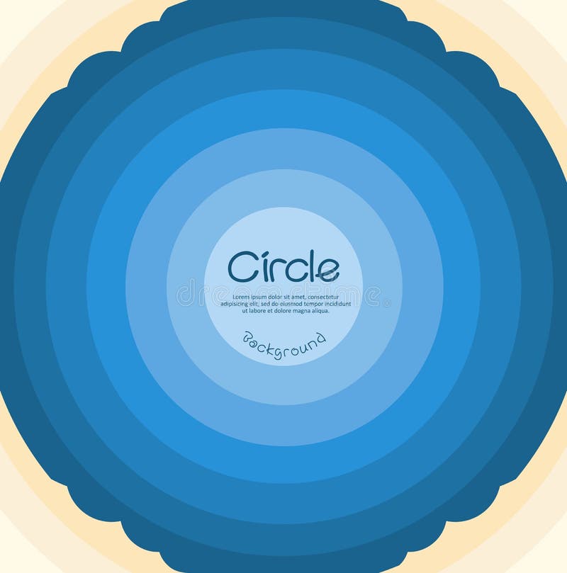 Creative Blue Background Templates for Circle Styles and Curved Frames ...