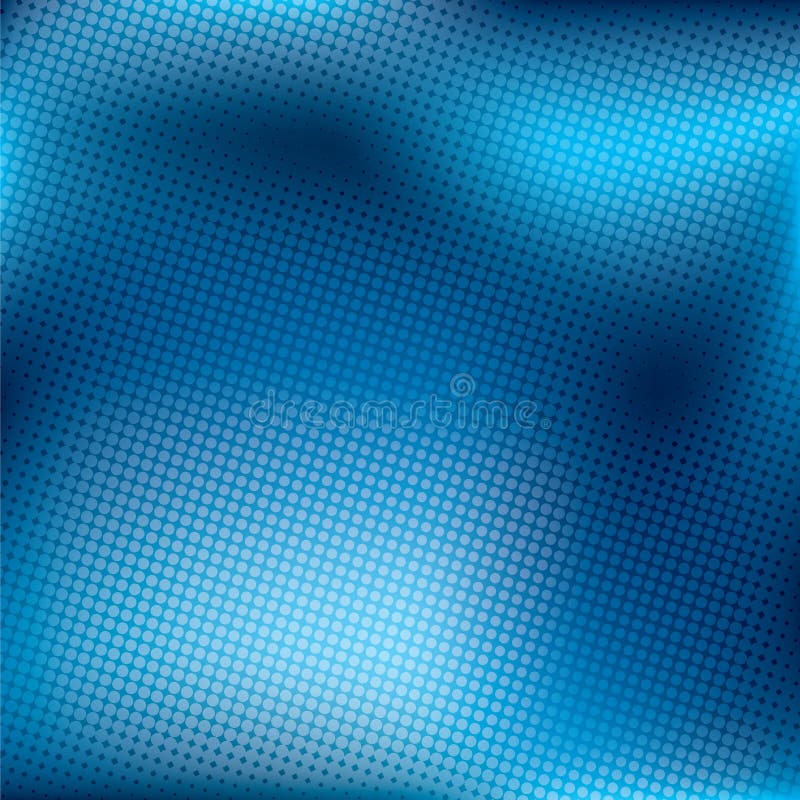 Creative Blue Color Halftone Pattern Design Stock Vector - Illustration ...