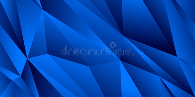 Creative Blue Triangles Background for Banners. Seamless Modern ...