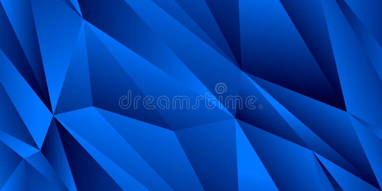 Creative Blue Triangles Background for Banners. Seamless Modern ...